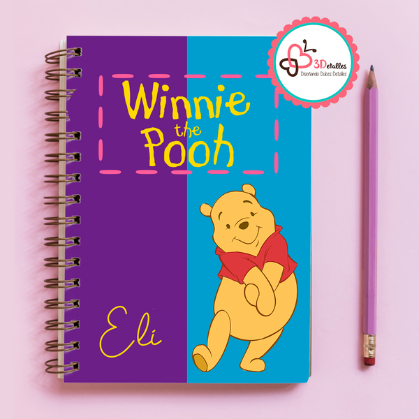 Libreta Winnie Bicolor – 3Detalles