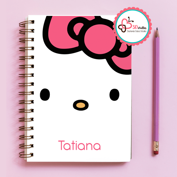 Libreta Kitty Moño – 3Detalles